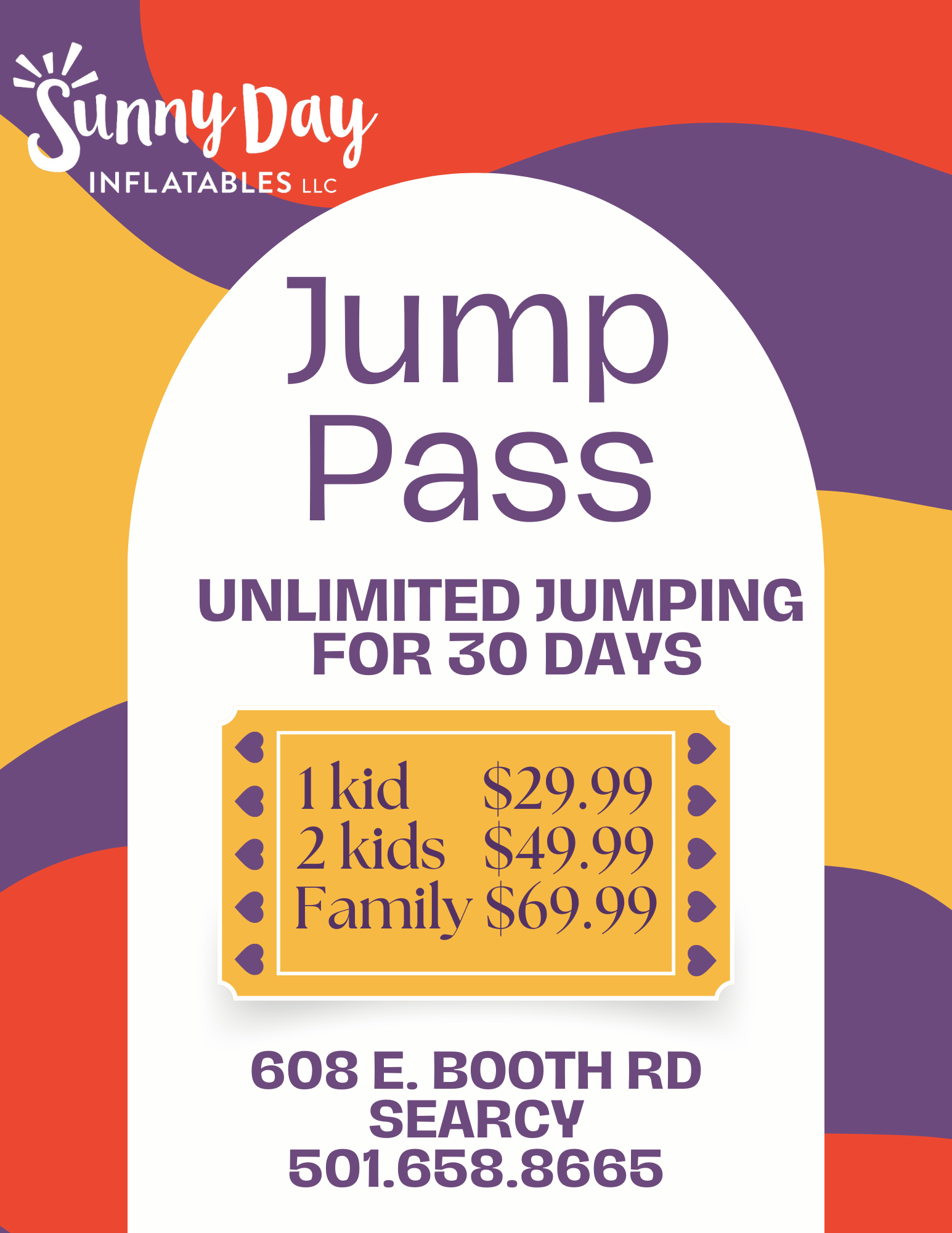 Membership - Sunny Day Inflatables, LLC Searcy AR